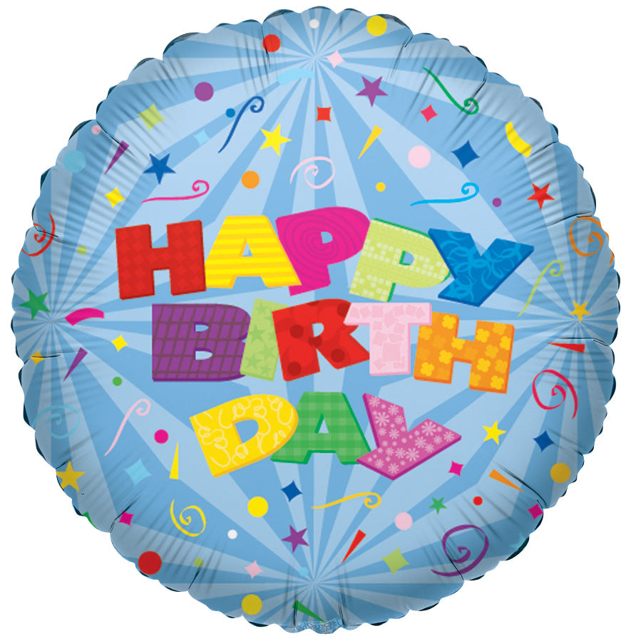 36" Happy Birthday Balloon