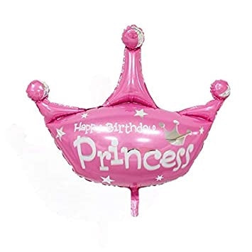 11" Mini Air Fill Happy Birthday Princess Balloon