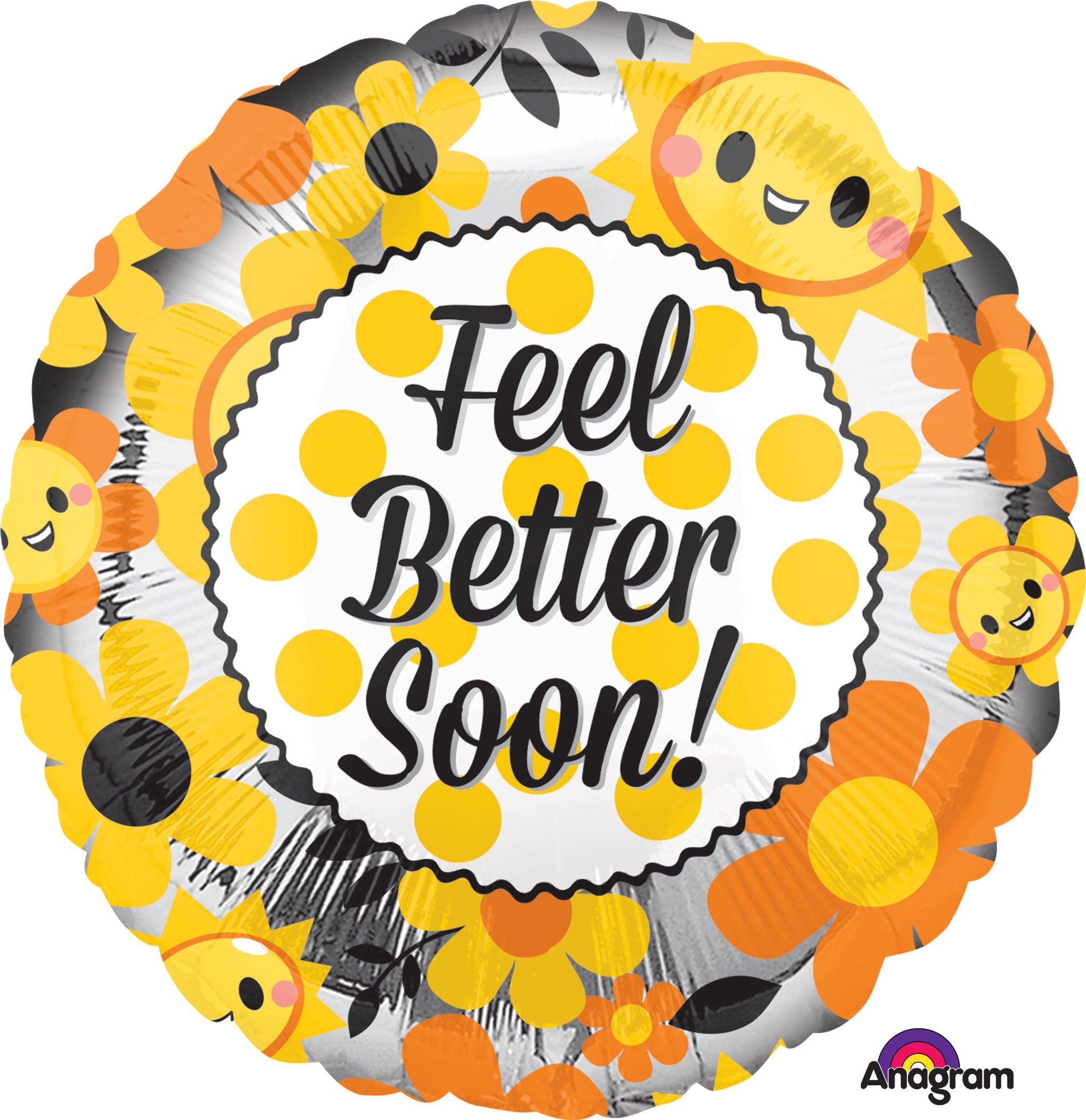 Feel Better Happy Balloon