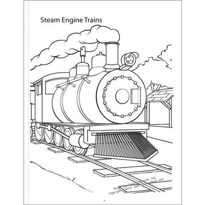 big boy train coloring pages