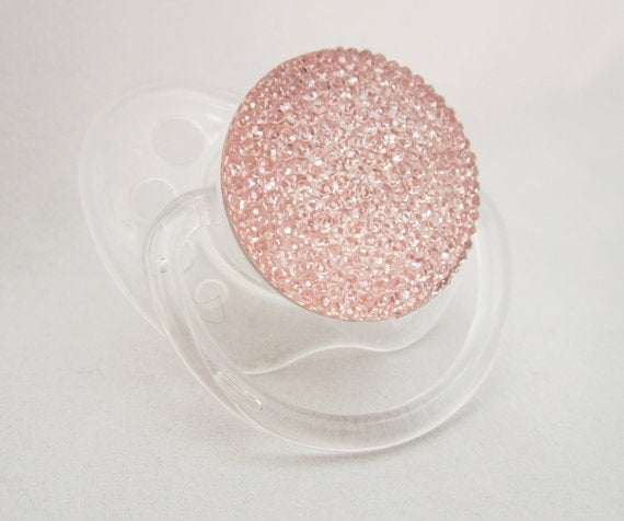 Sparkly Crystal Pink Pacifier